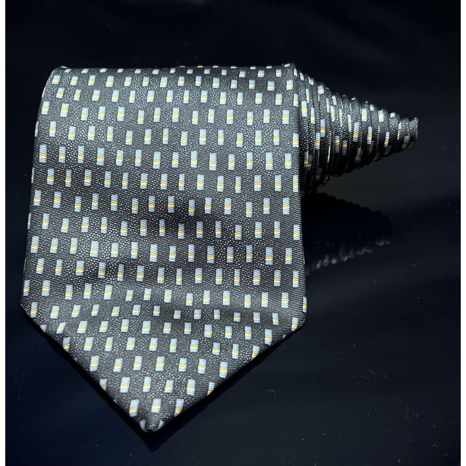 Vintage Vintage St Michael Marks & Spencer Silk Tie Grey | Grailed