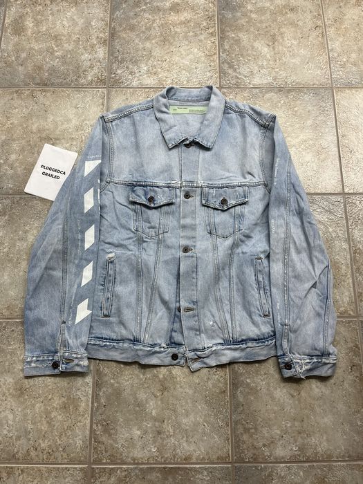 Off-White Off-White Temperature Denim Jacket | Grailed