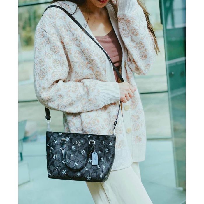 Coach Coach CF378 Alice Satchel With Snowflake Print | Grailed