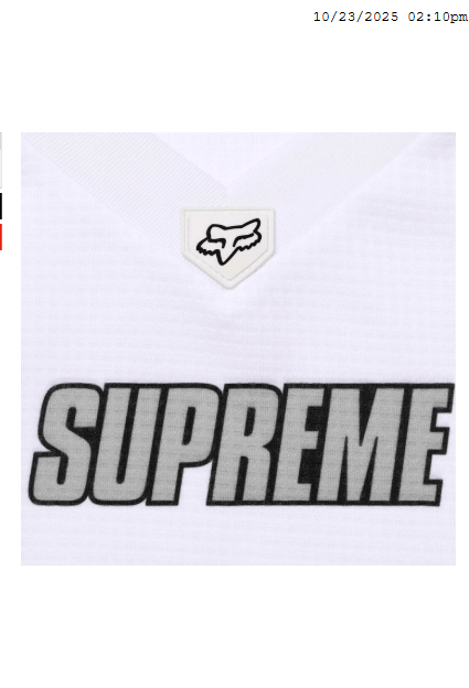 Fox Racing × Supreme Supreme®/Fox Racing® DMX Jersey - XL | Grailed