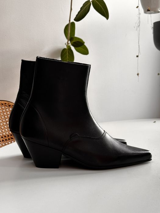 Underground MARLON WINKLEPICKER BOOT – BLACK GRAIN LEATHER | Grailed