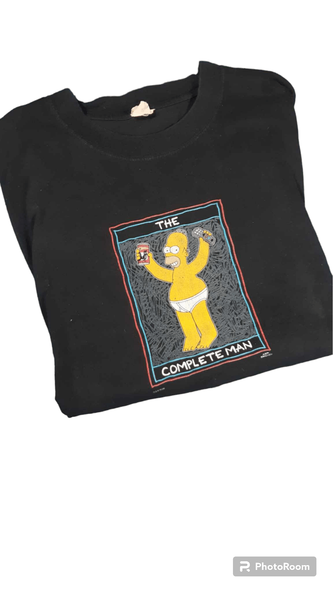 Band Tees × The Simpsons × Vintage Vintage Homer Simpson Complete Man ...