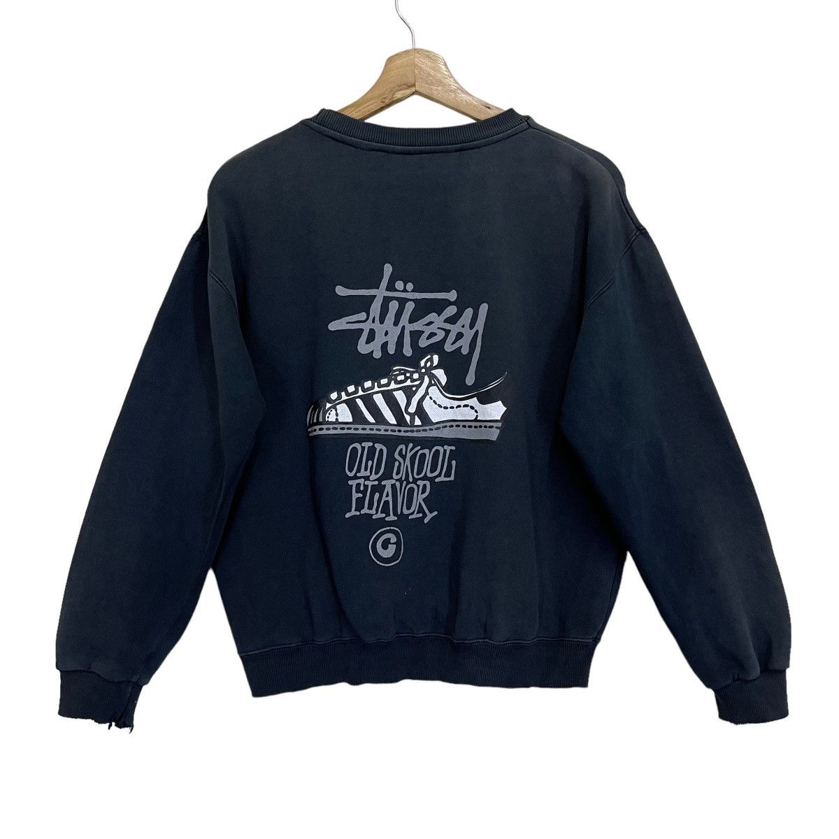 Stussy Stussy Old Skool Flavor Skateboarding Crewneck Sweatshirt | Grailed