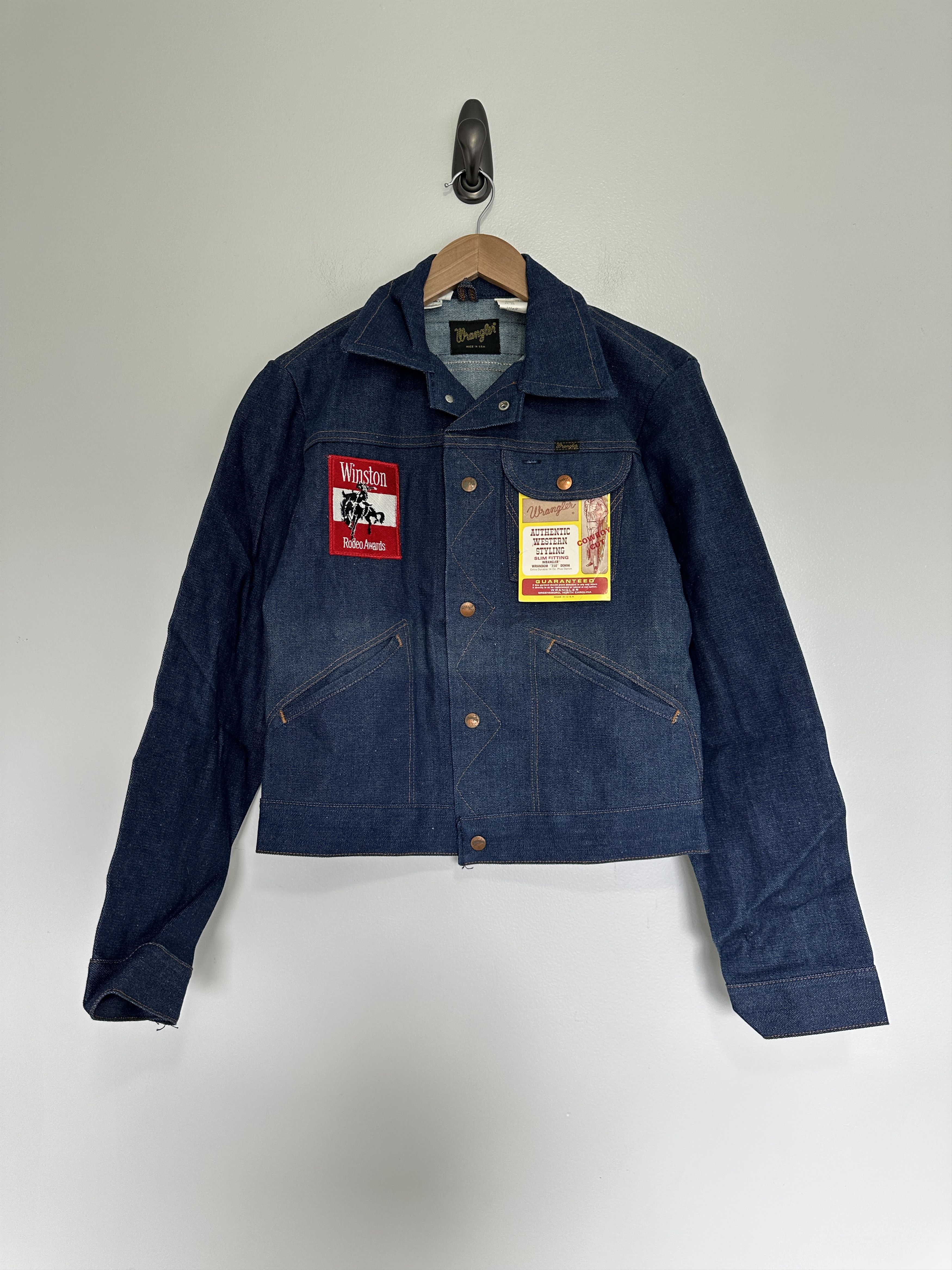 Vintage Vintage 1970s Wrangler Jean Denim Jacket Winston Rodeo USA S ...