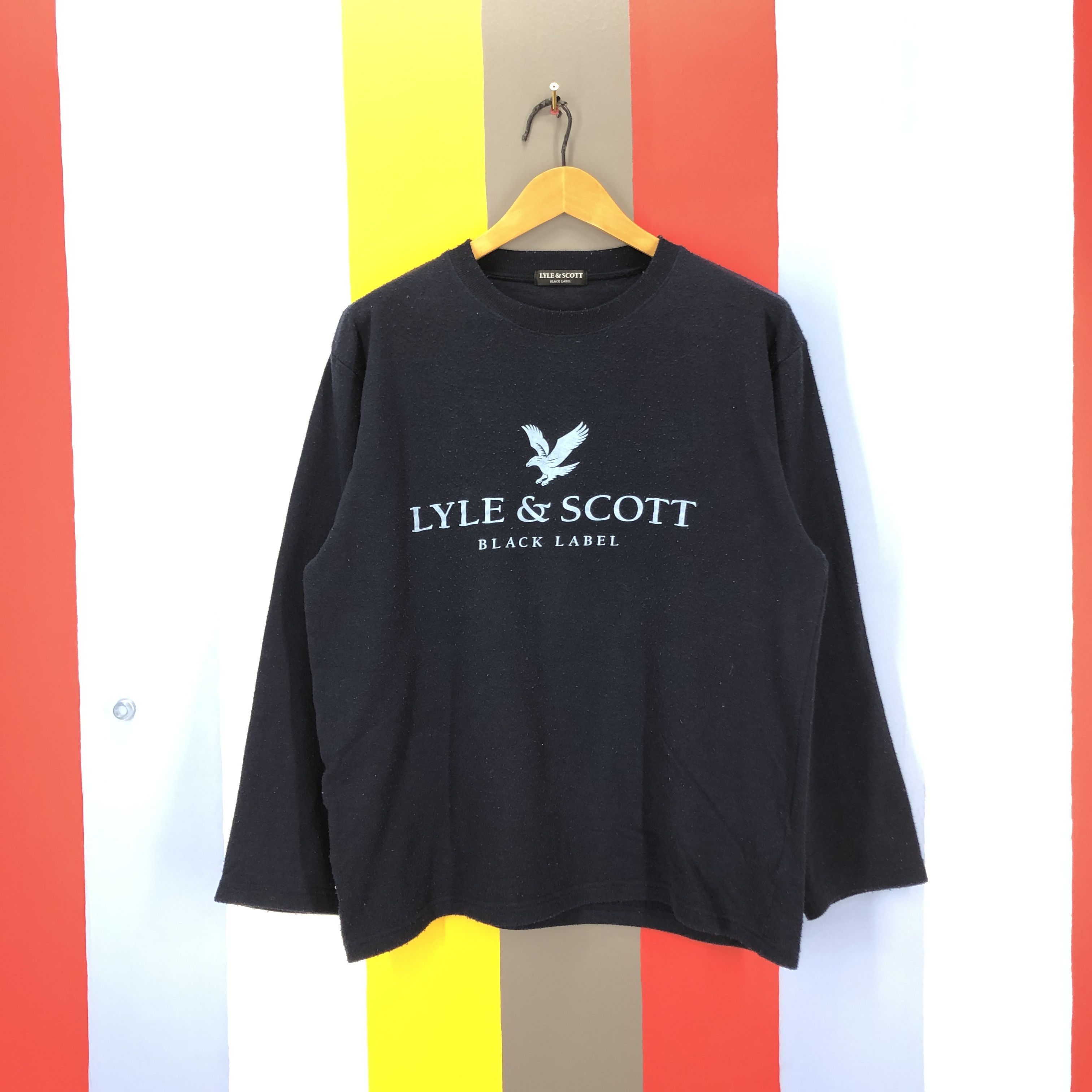Black Label × Lyle & Scott LYLE N SCOTT BLACK LABEL Crew Neck ...