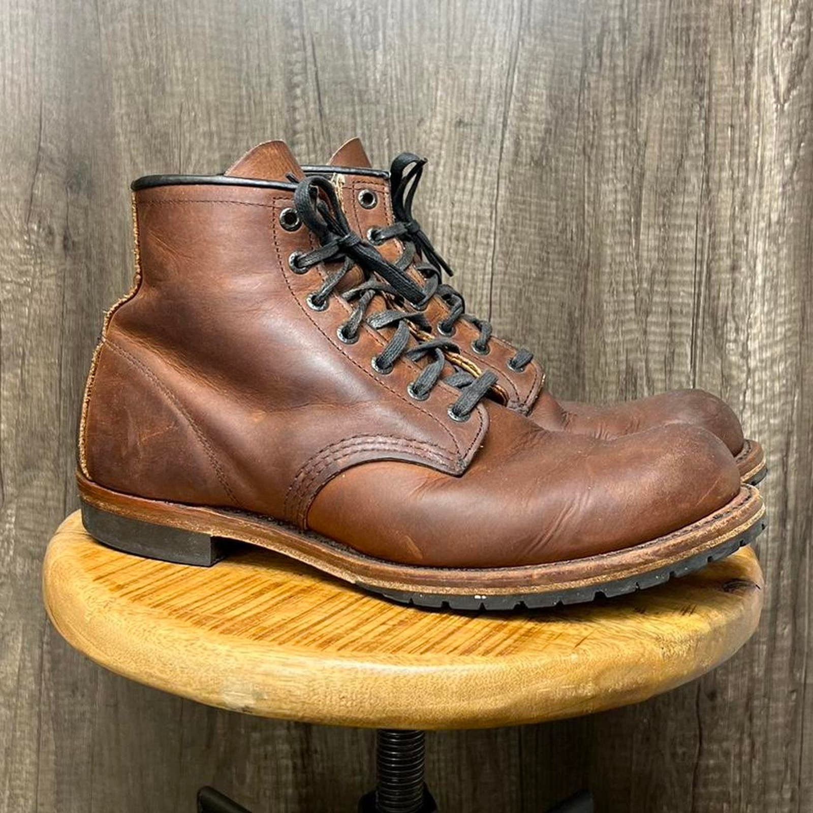 Red Wing Vintage red wing leather boots | Grailed