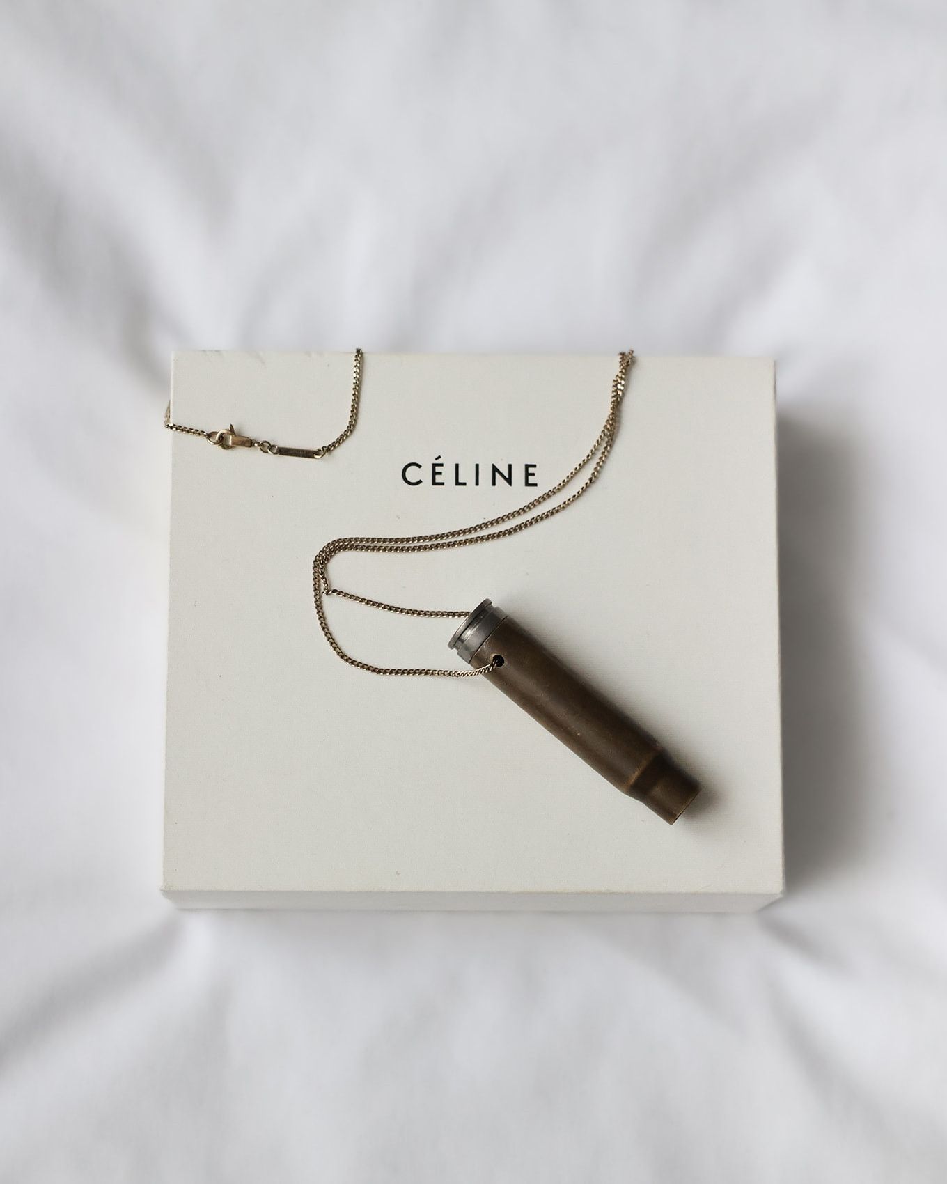 Celine Céline by Phoebe Philo Era Bullet Shell Necklace Prototype | Grailed
