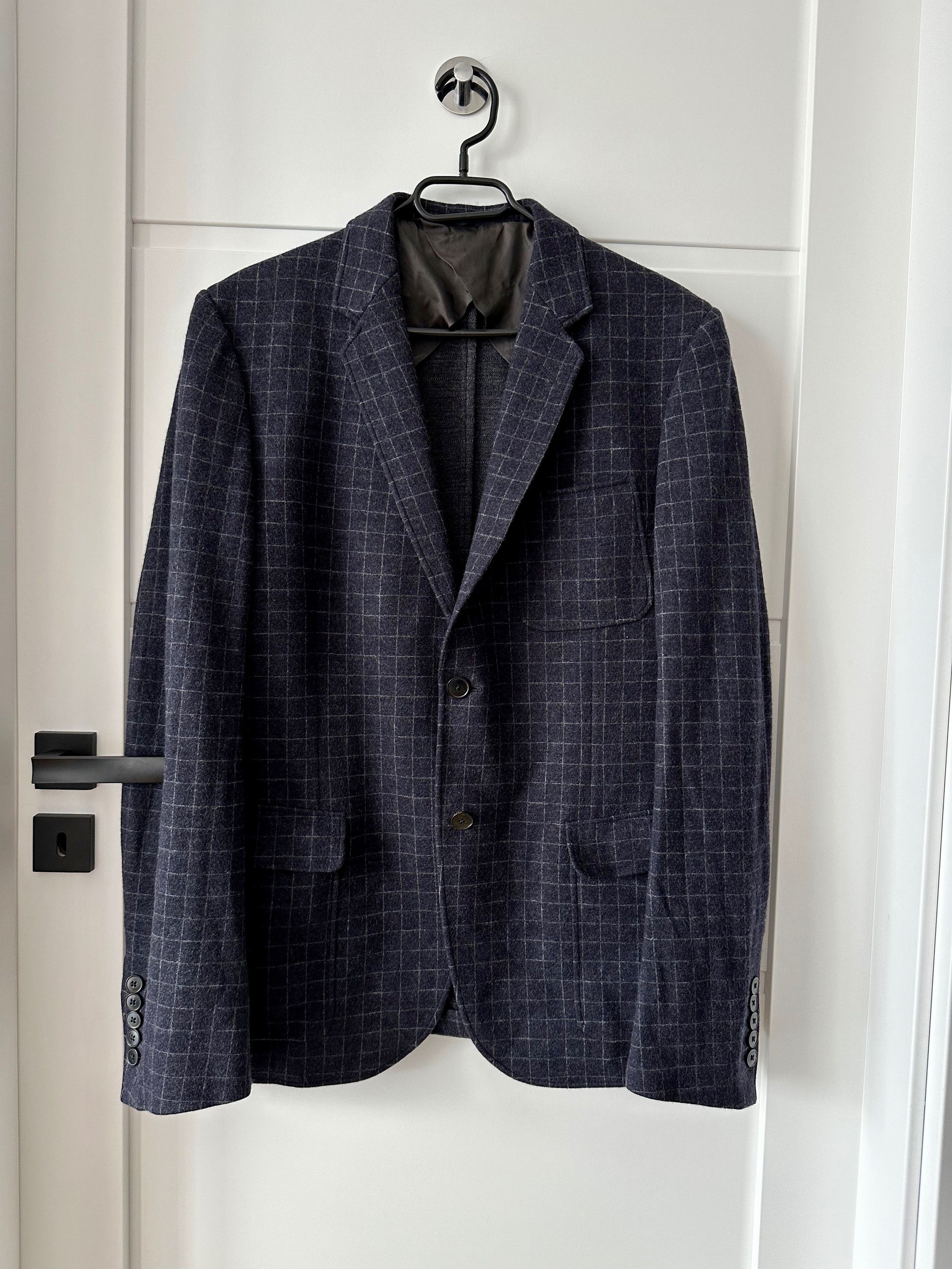 Gucci GUCCI by Tom Ford Check Wool Sport blazer navy blue | Grailed