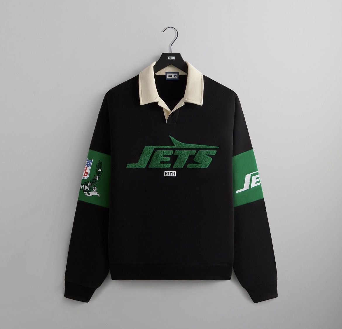 Kith Kith NFL NY Jets Nelson Collared Pullover | Grailed