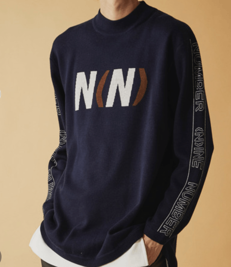 Number (N)ine Number nine N(N) logo sweater | Grailed