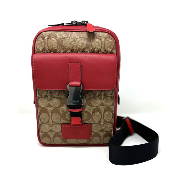 Coach NWT Coach Track Pack In Colorblock Signature Canvas | Grailed