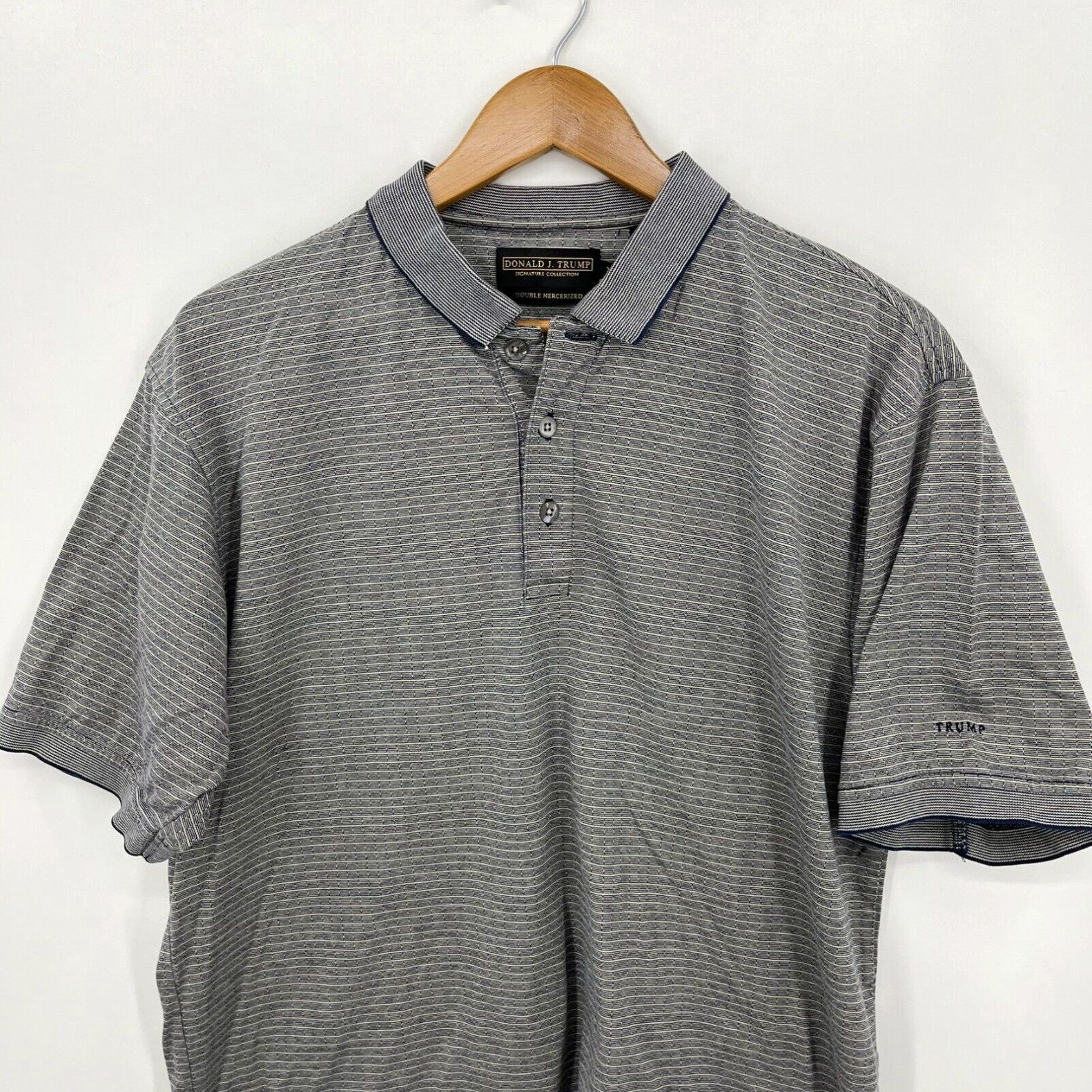 Vintage Donald J. Trump Signature Collection Polo Shirt Men's M ...