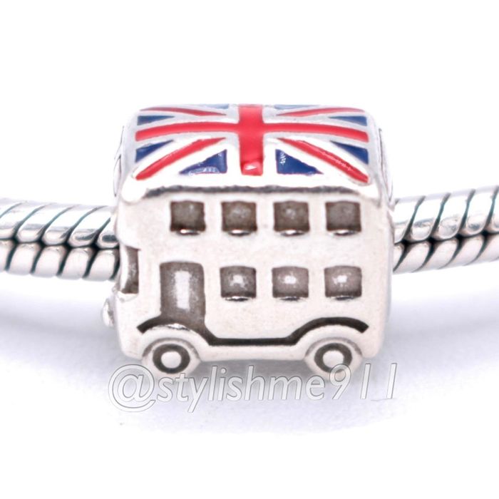 pandora Authentic PANDORA Double Decker Bus Charm - 791049ER | Grailed