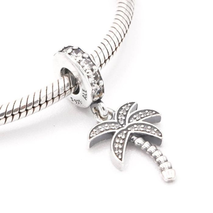 pandora Authentic PANDORA Sparkling Palm Tree Dangle | Grailed