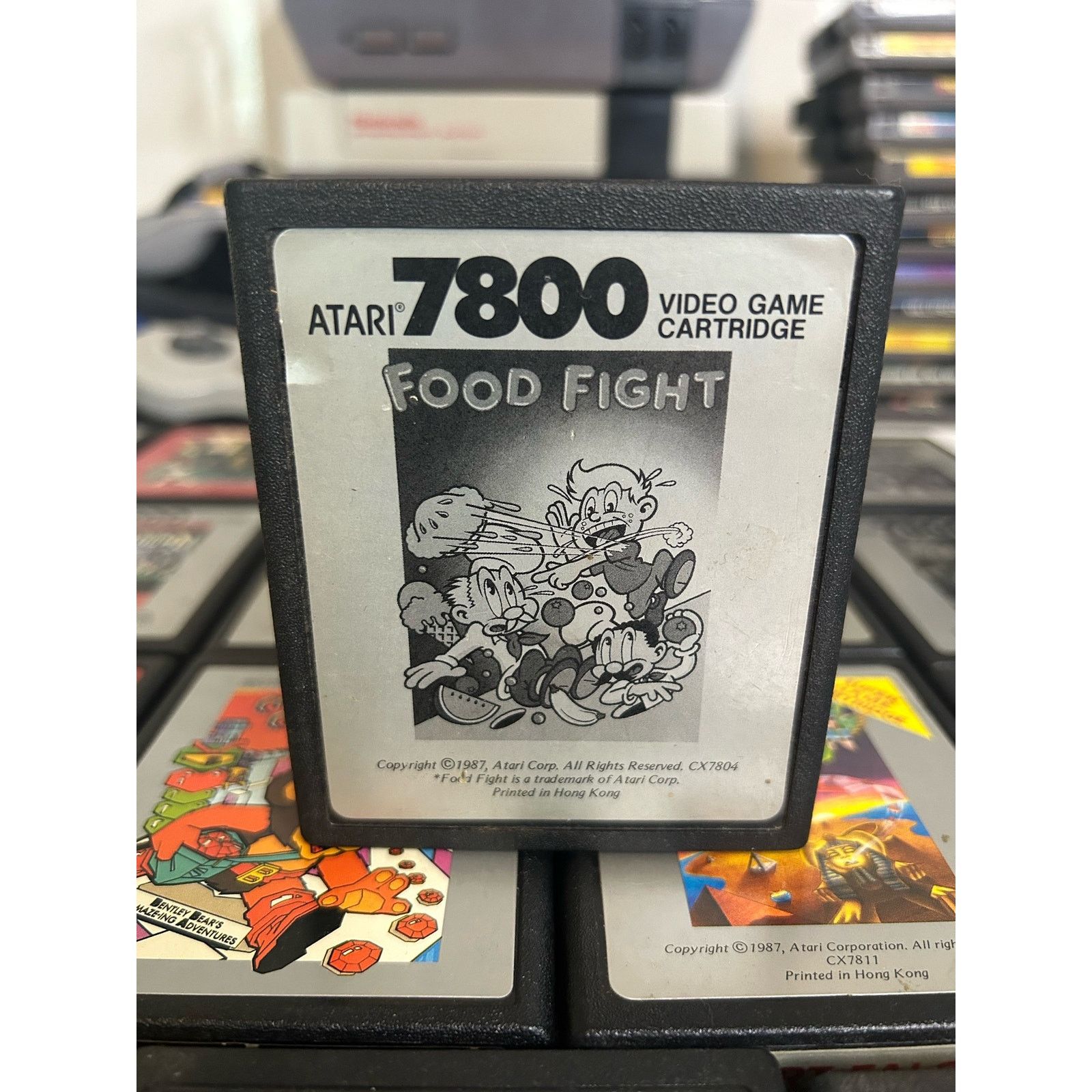 Nintendo Food Fight Atari 7800 Authentic 1987 | Grailed
