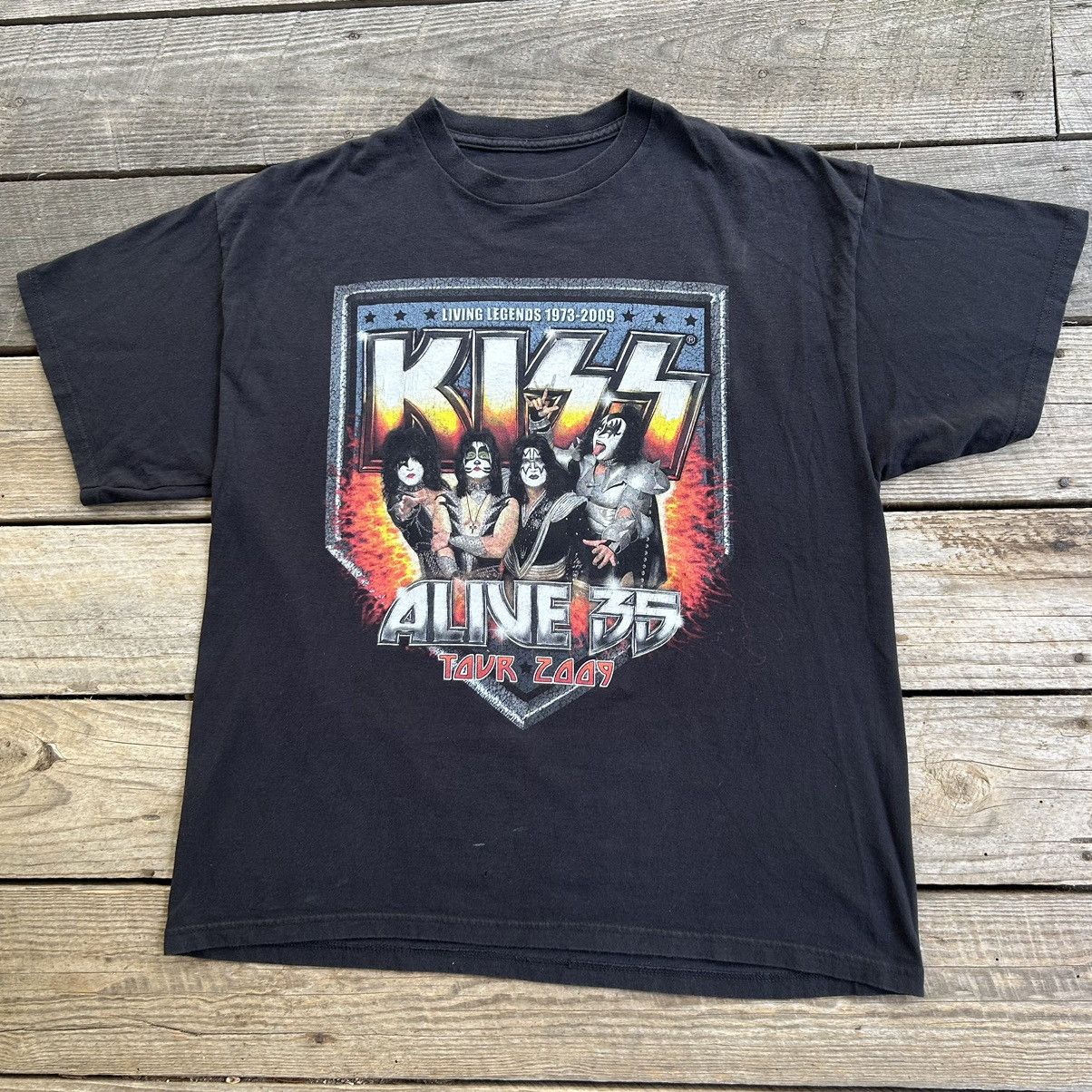 Vintage Vintage Y2K Kiss Band 35th Anniversary Tour T Shirt | Grailed