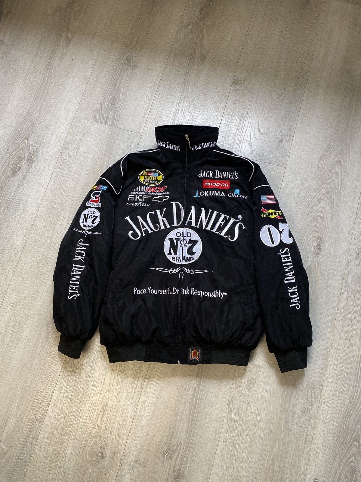 Jack Daniels × NASCAR × Racing Chevrolet Jack Daniels Racing Jacket ...