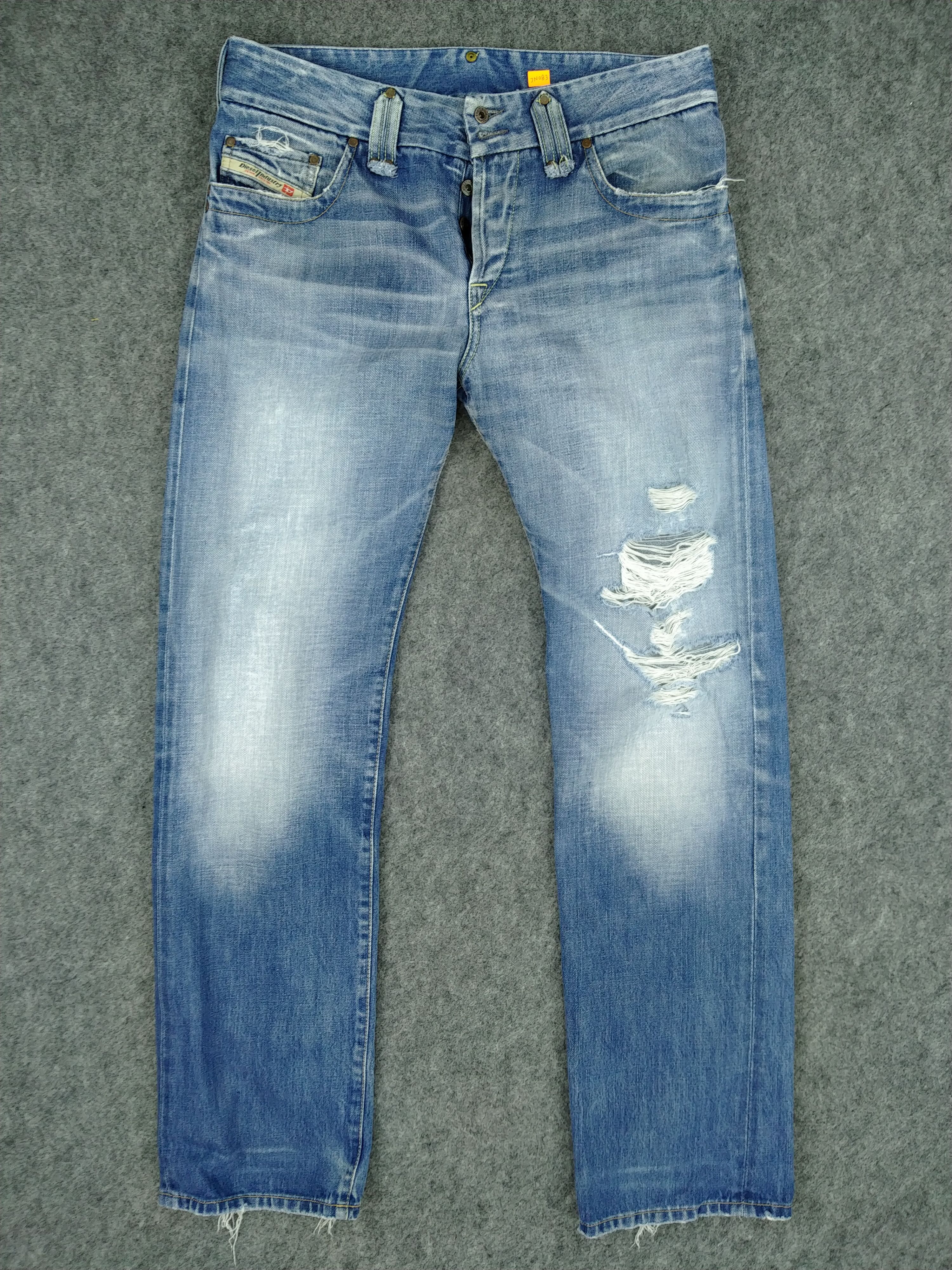 Japanese Brand Diesel Industry Vintage Distressed Denim Jeans Size 34 ...