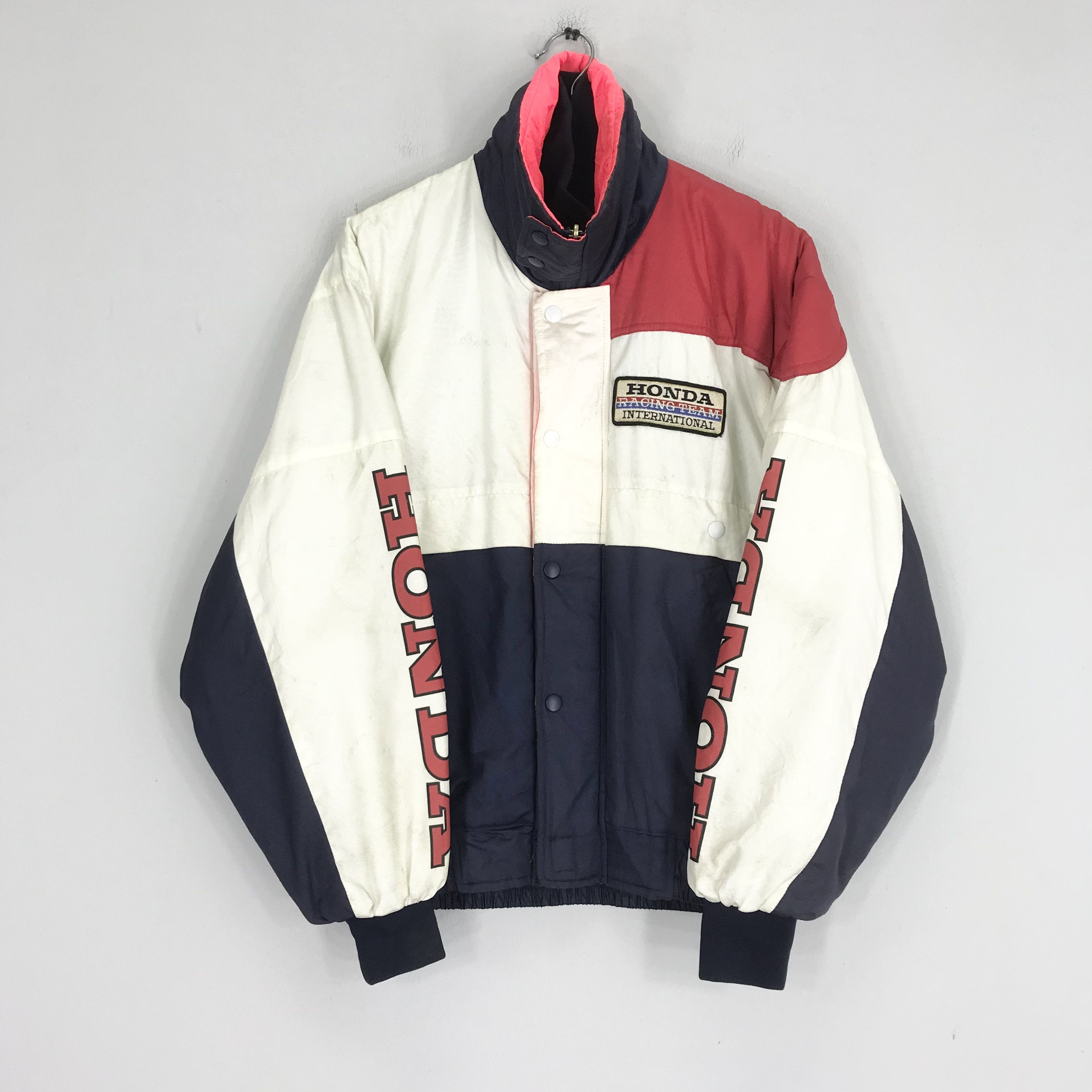 Vintage Vintage 90's Honda Racing Team Reversible Jacket HRC Racing ...