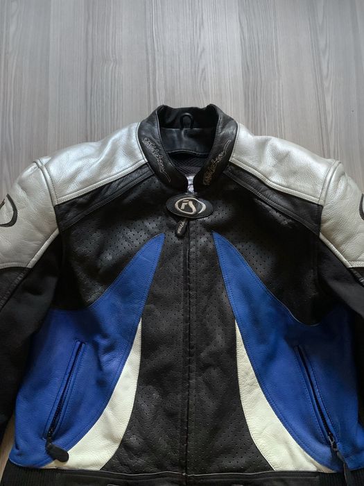 Vintage Y2K Racing Fieldsheer Moto Leather Jacket | Grailed