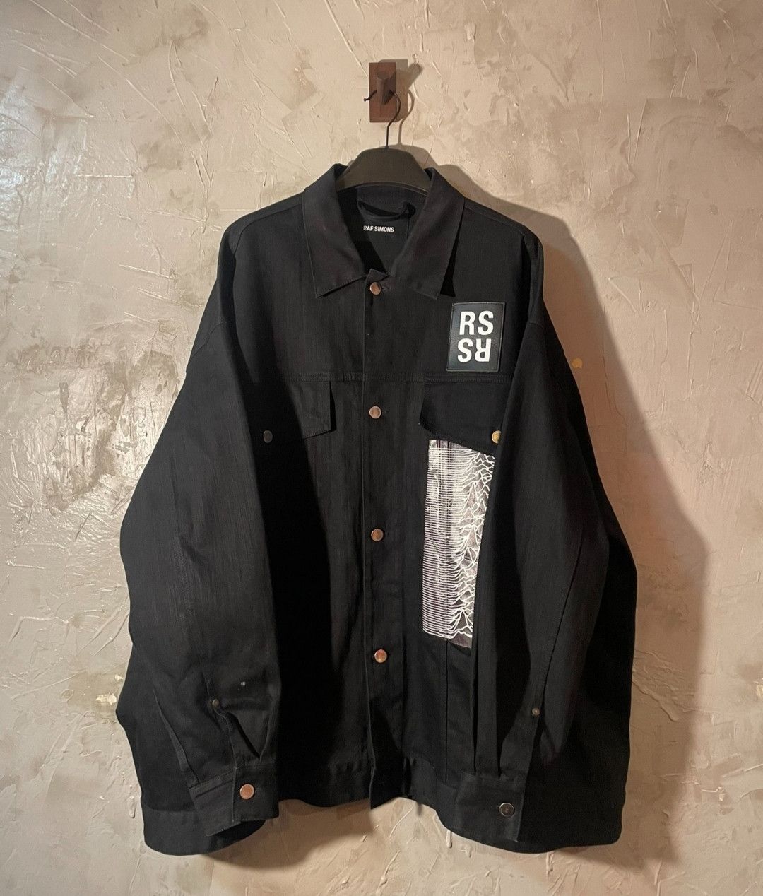 Raf Simons Raf Simons 18ss Joy division meta pulse denim jacket | Grailed