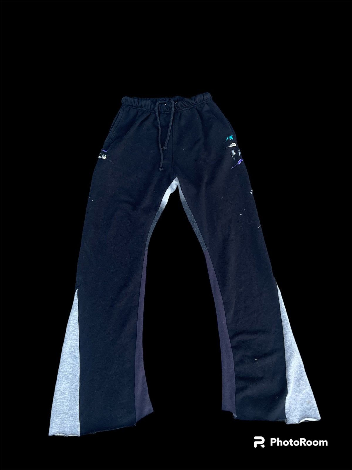 Streetwear Mnml contrast bootcut flared sweats | Grailed