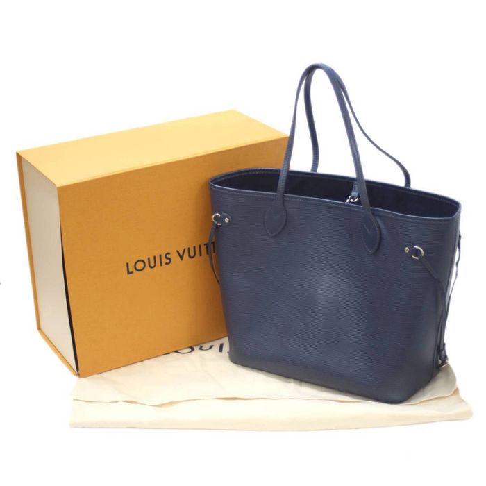 Louis Vuitton LOUIS VUITTON/Neverfull MM Tote Bag Epi Andigo Blue ...