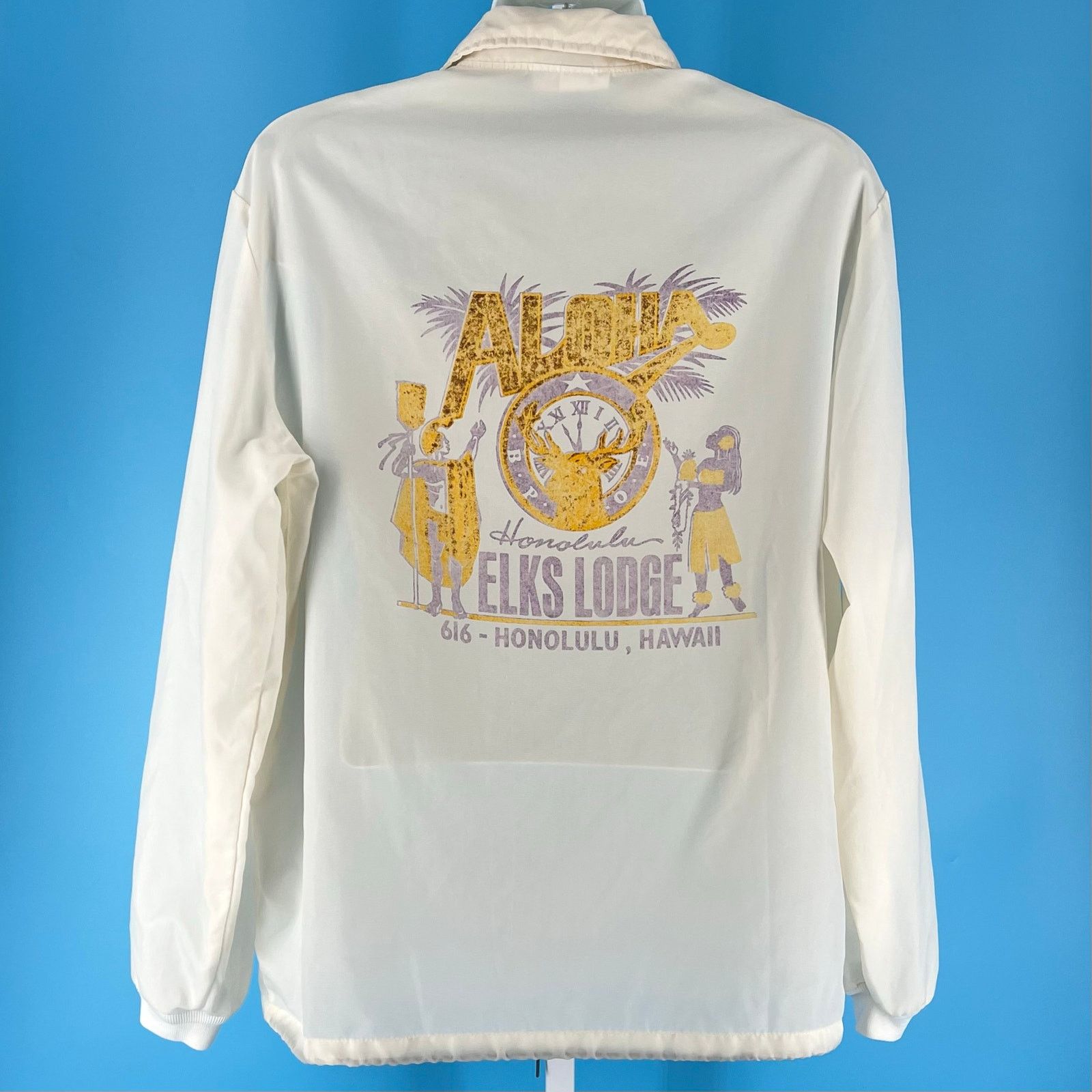 Vintage 80s Elks Lodge Honolulu Hawaii windbreaker jacket vintage | Grailed