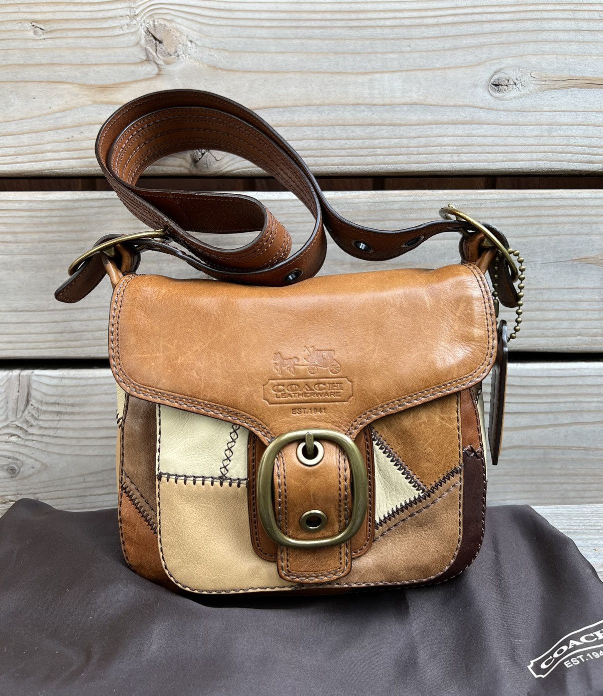 Coach Limited Edition Coach Vachetta Bleecker Patchwork bag | Grailed