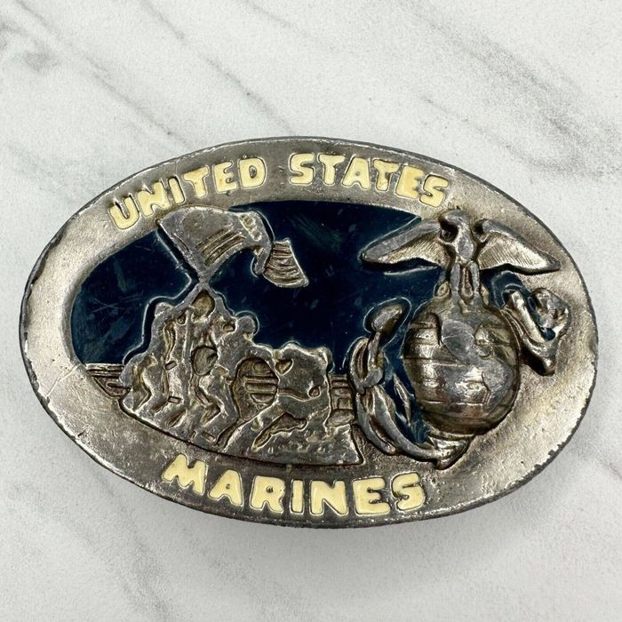 Vintage Vintage United States Marines USMC Belt Buckle | Grailed