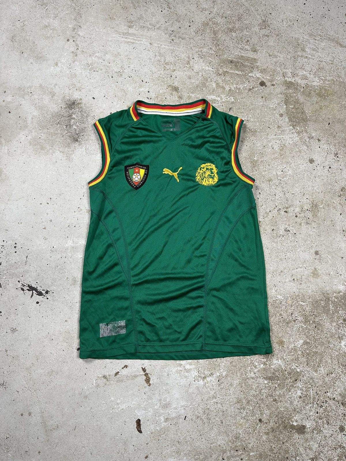 Puma × Soccer Jersey × Vintage ‼️ RARE Vintage 2002/2003 Puma Cameroon ...