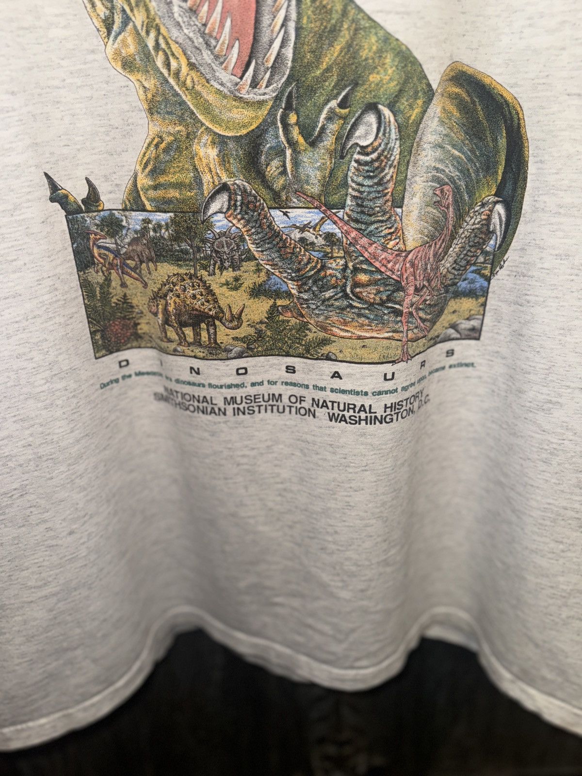 Vintage 90s Smithsonian Museum of Natural History T-Rex Shirt | Grailed