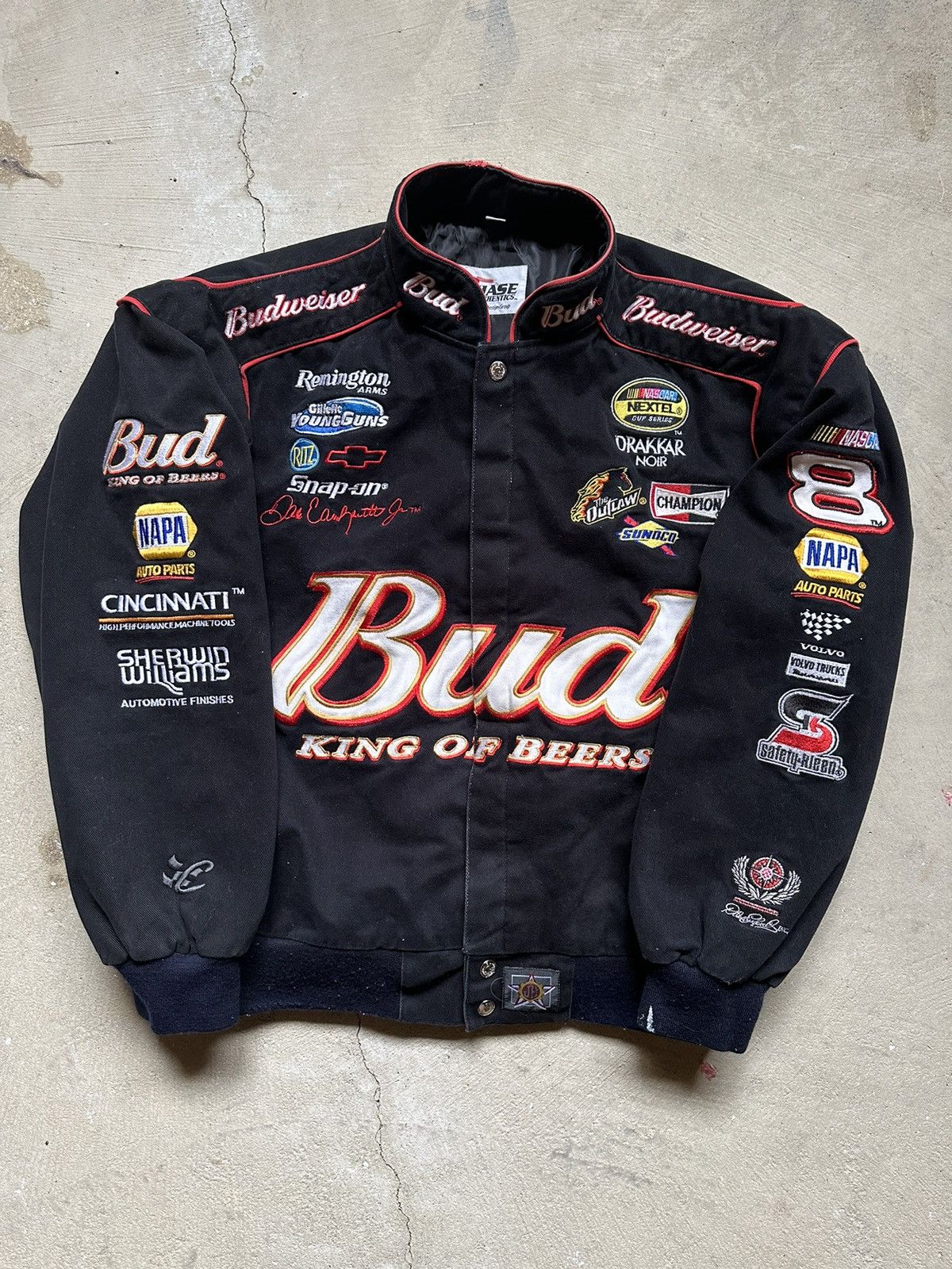 NASCAR × Streetwear × Vintage Vintage NASCAR Bud Light Racing jacket ...