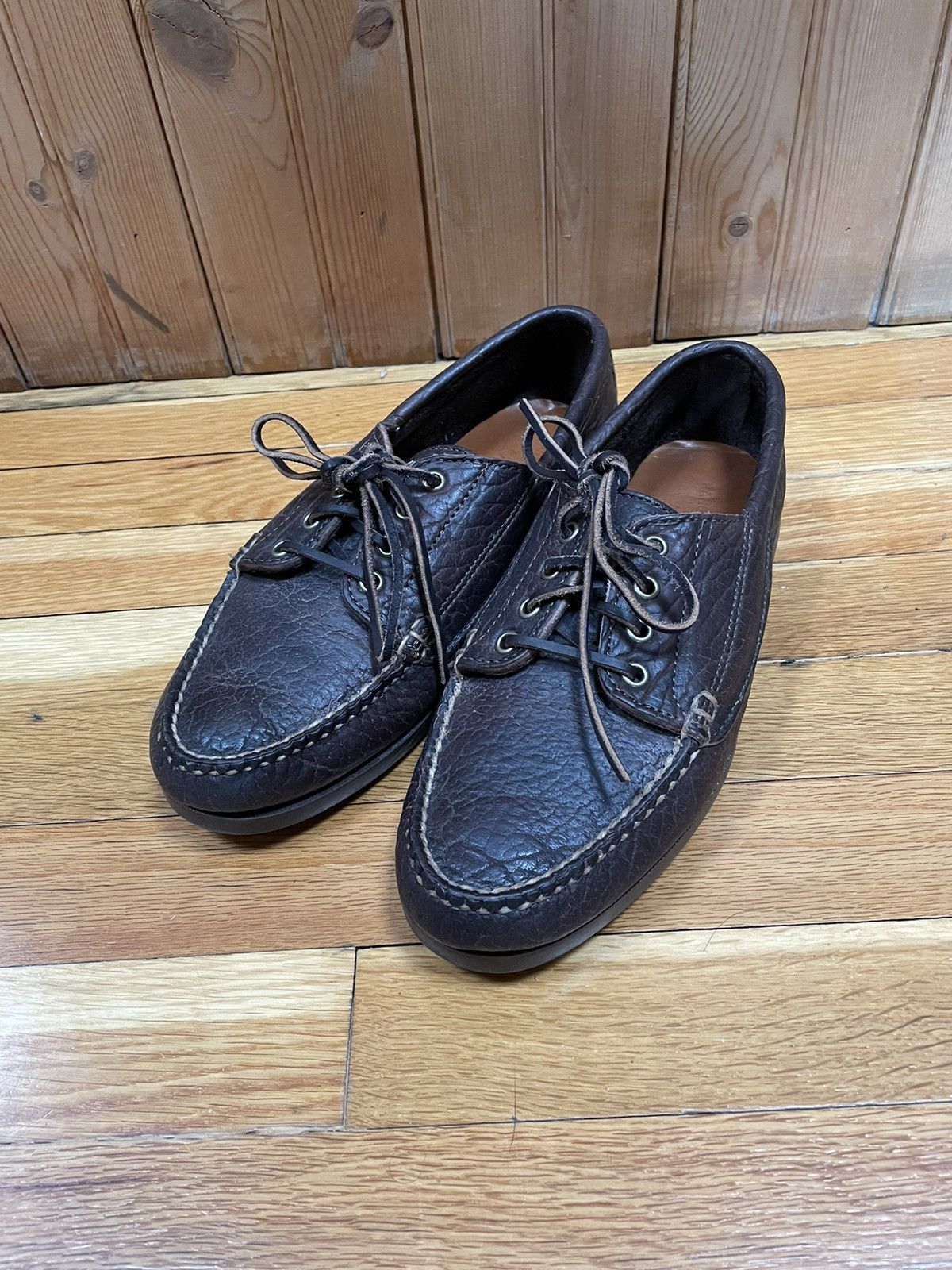 J.Crew × Rancourt & Co. Bison Leather Ranger Mocs | Grailed