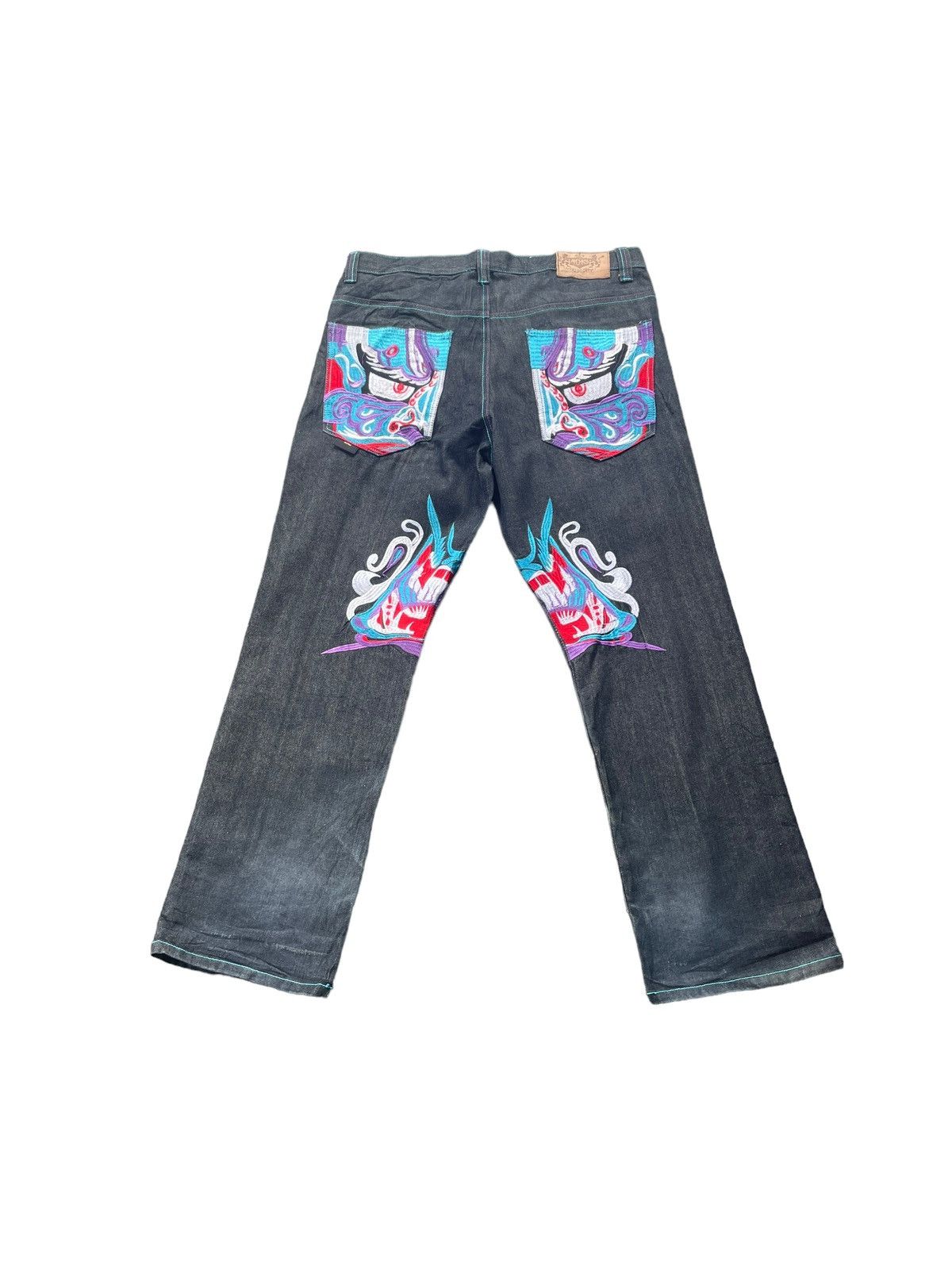 Akademiks × Archival Clothing × Streetwear Akademiks Emboiderey Denim ...