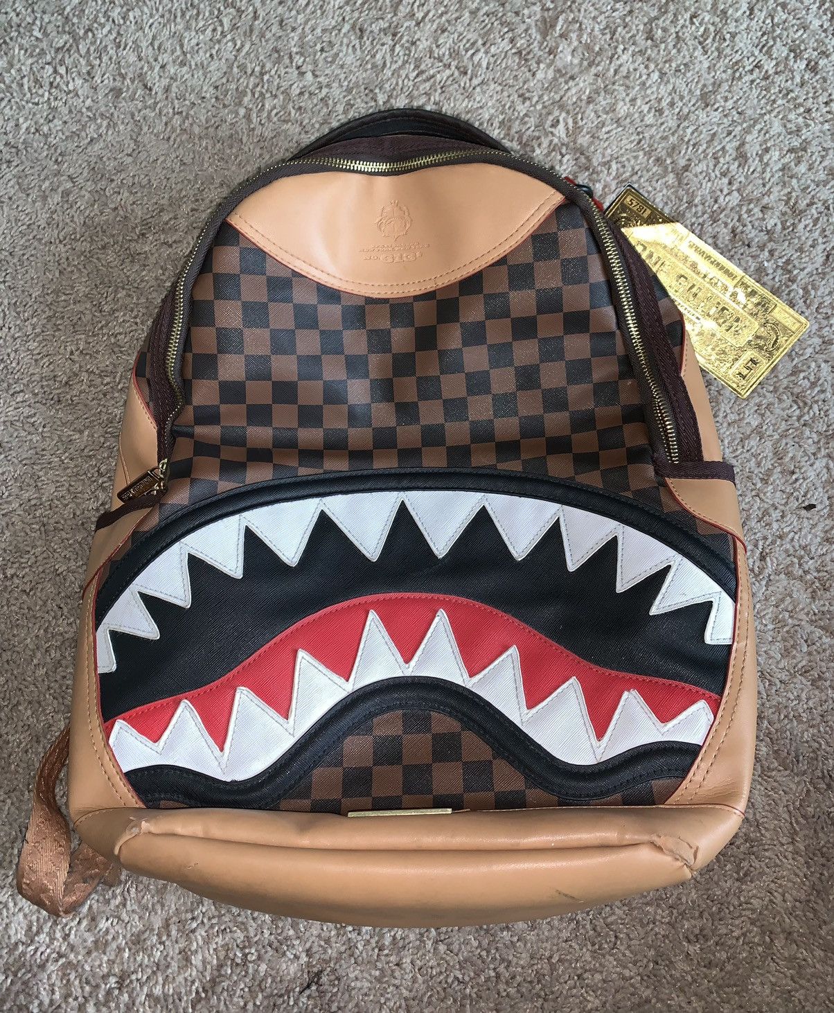 Sprayground Leather Sprayground Backpack | Grailed