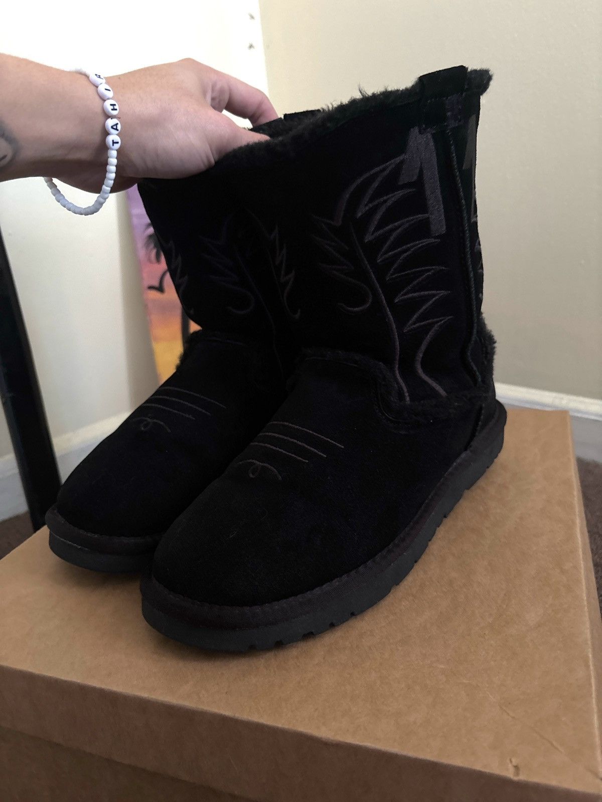 Designer × Other × Streetwear Bazo 1199 Black Cowboy Boots | Grailed