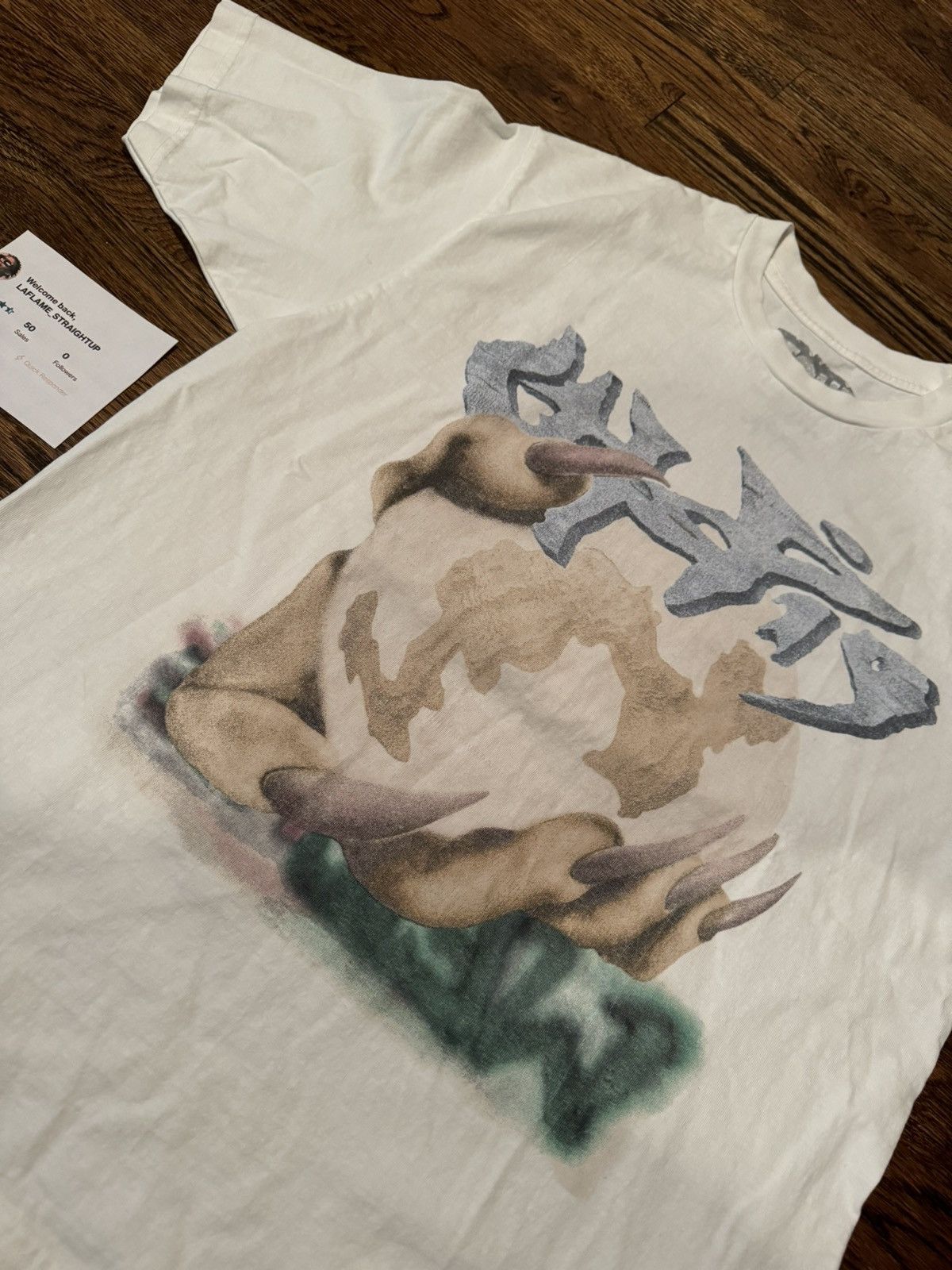 Travis Scott Utopia Metlife White Merch Tee Exclusive | Grailed