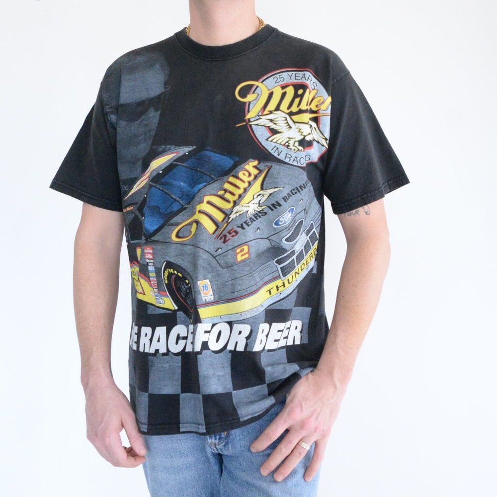 Chase Authentics Vintage Chase Race Wear Y2K Black "Miller We Race for ...