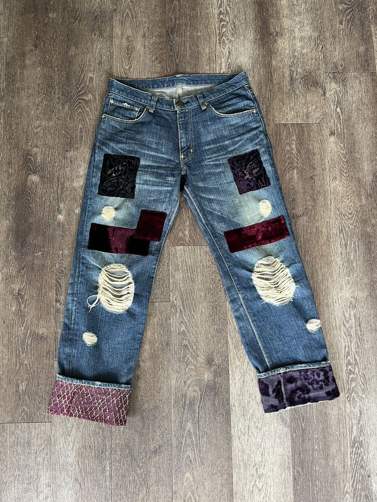 Number (N)ine Number Nine AW03 "Touch Me I'm Sick" Runway Denim | Grailed