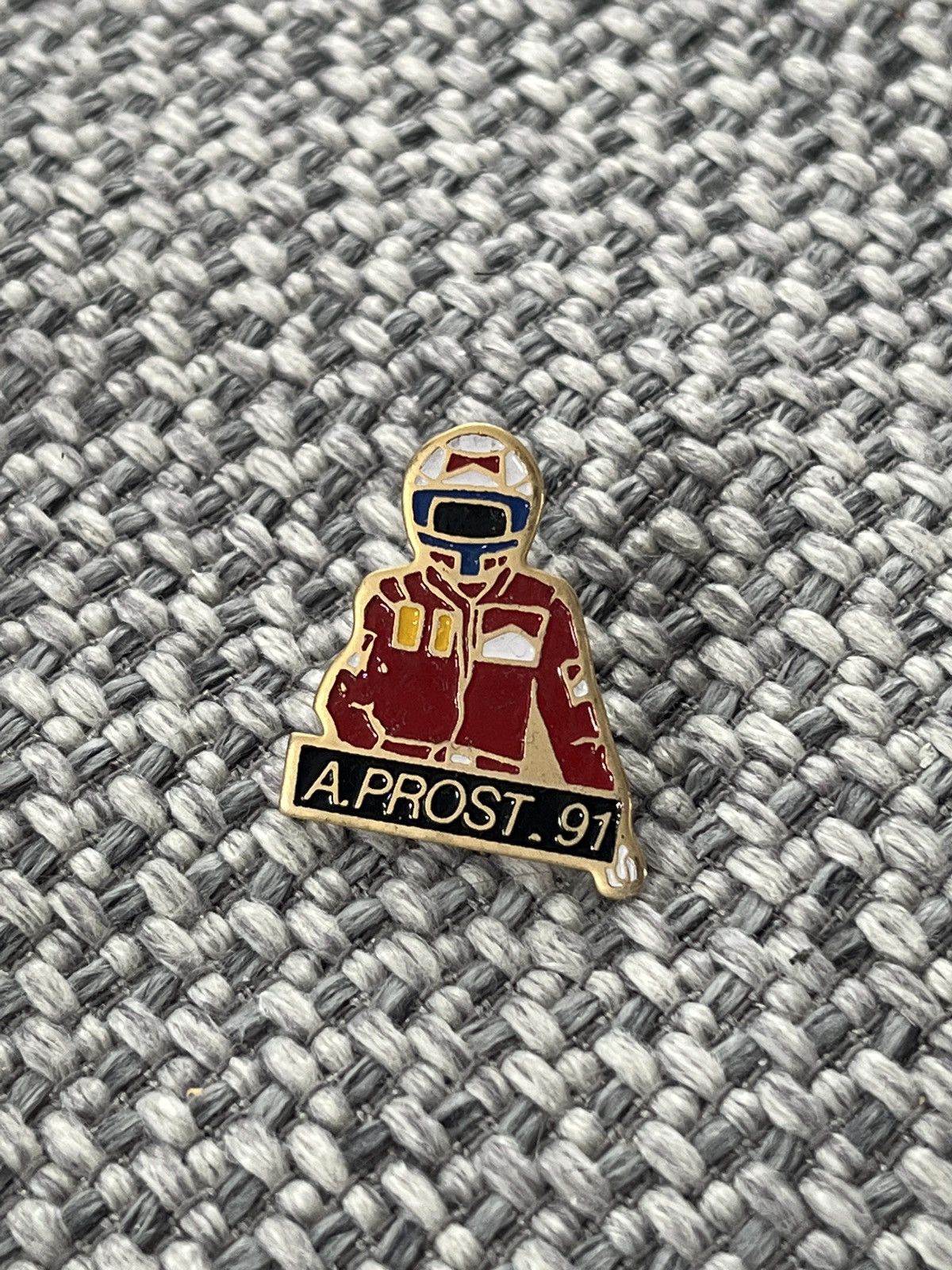 Ferrari × Formula 1 Alain Prost, Ferrari 1991 vintage pin | Grailed
