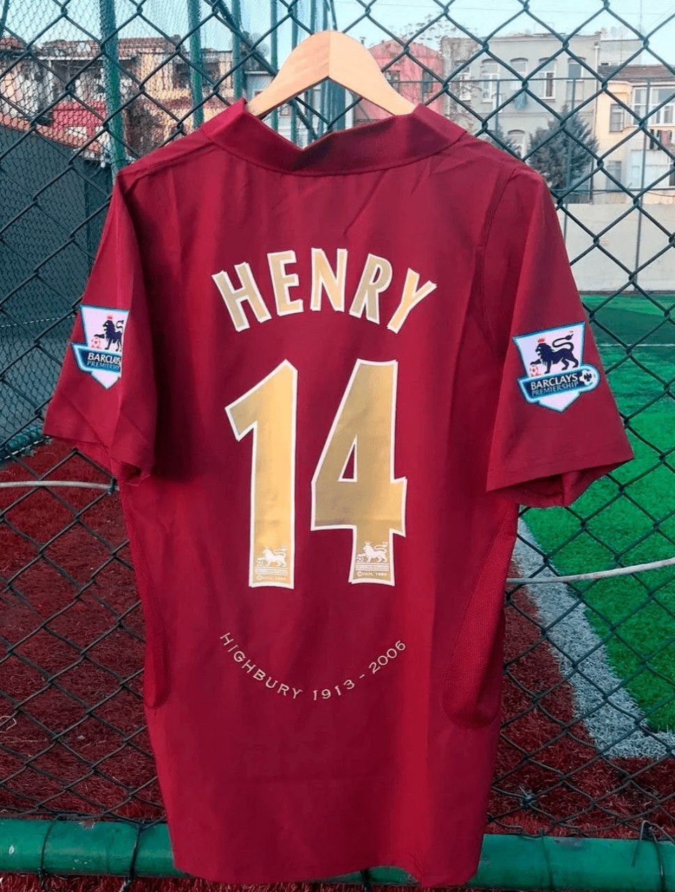 Vintage Henry Arsenal 2005-2006 Home Kit Retro Jersey | Grailed