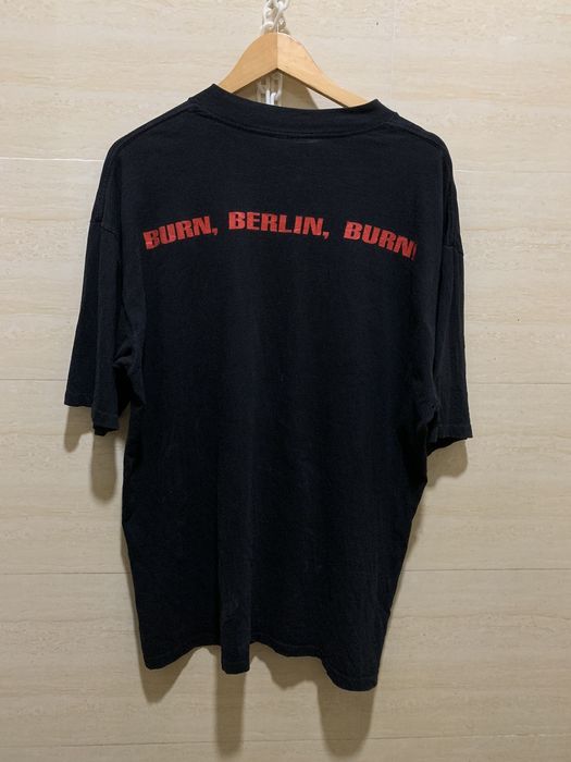 Rock Band Very Rare 1997 Vintage Atari Teenage Riot “burn Berlin Burn