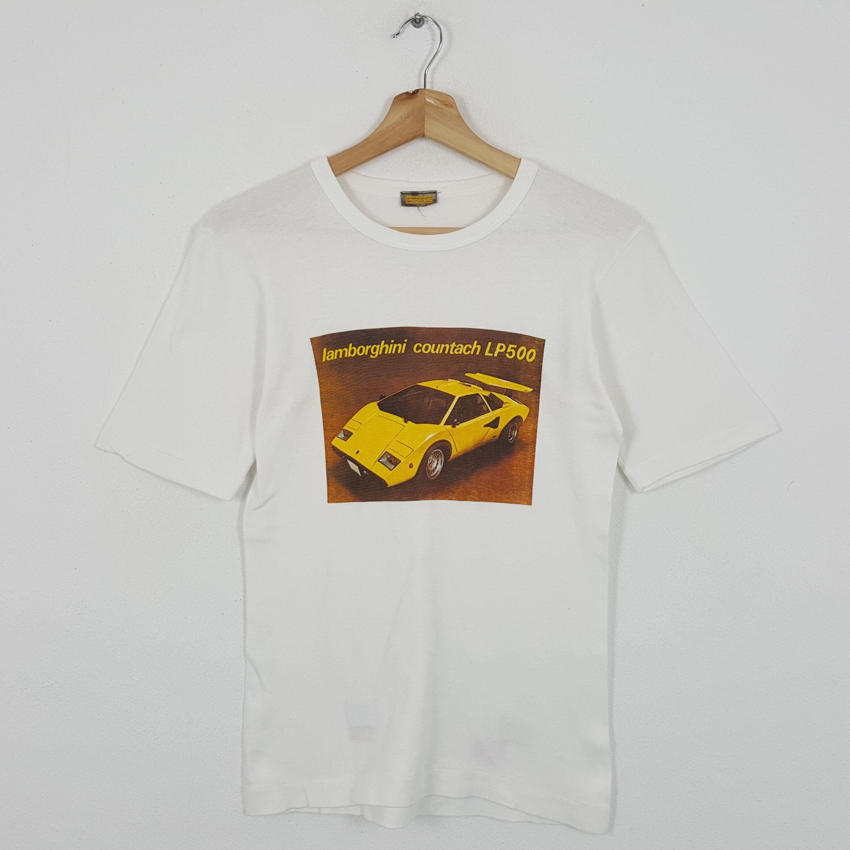 Vintage Vintage LAMBORGHINI COUNTACH LP500 Racing T-Shirts | Grailed