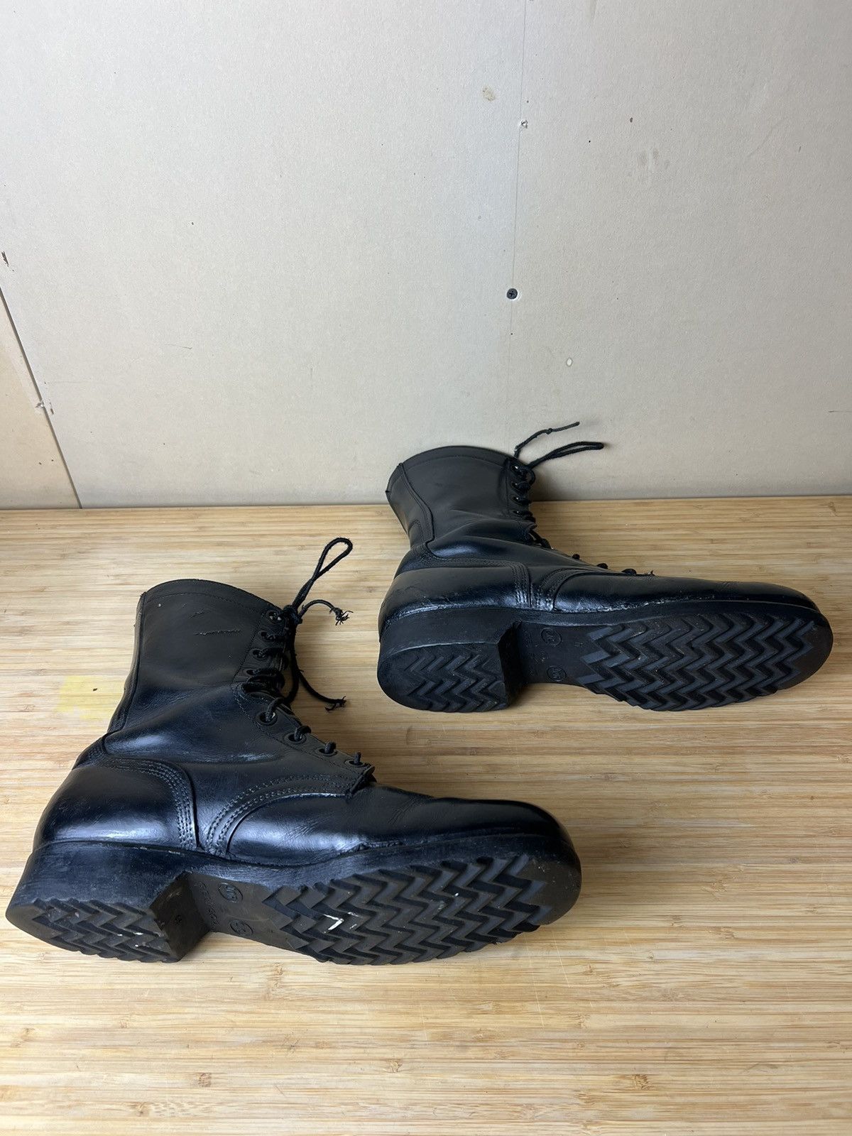 Other Genesco CIC Men’s Black Leather Military Combat Boots 10R | Grailed