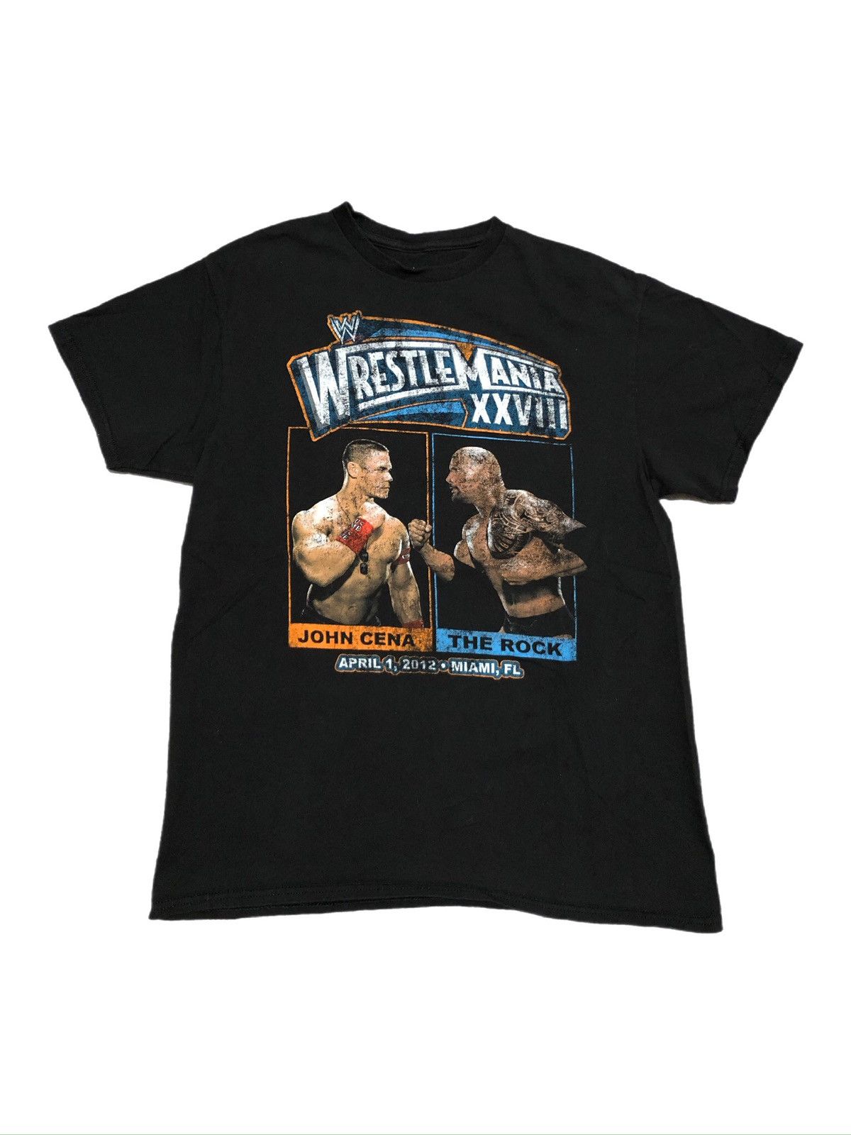Streetwear × Wwe 2022 Wrestlemania XXVII John Cena vs The Rock Tee ...