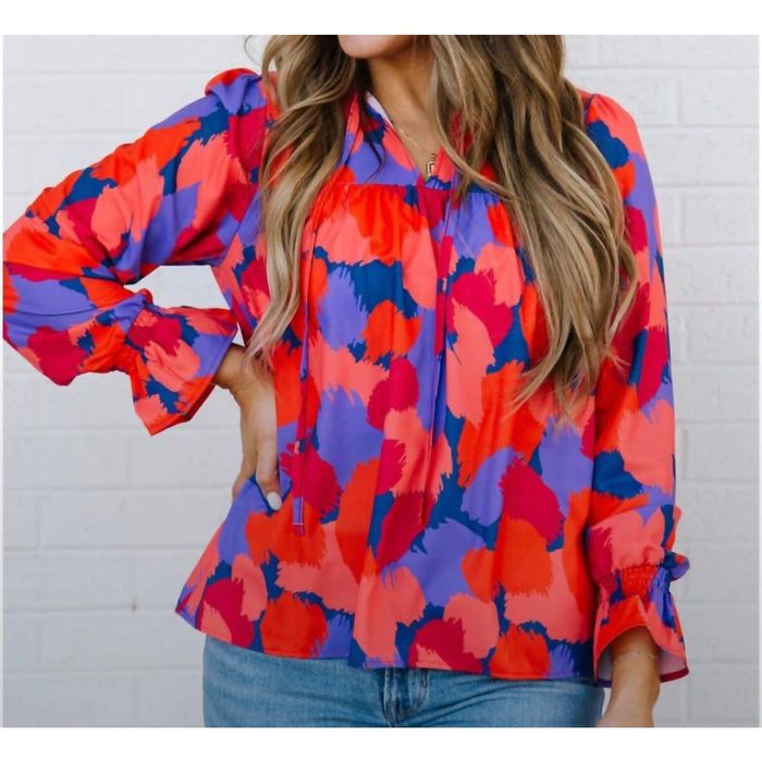 Designer MICHELLE MCDOWELL Elena Top In Midnight Haze Orange | Grailed