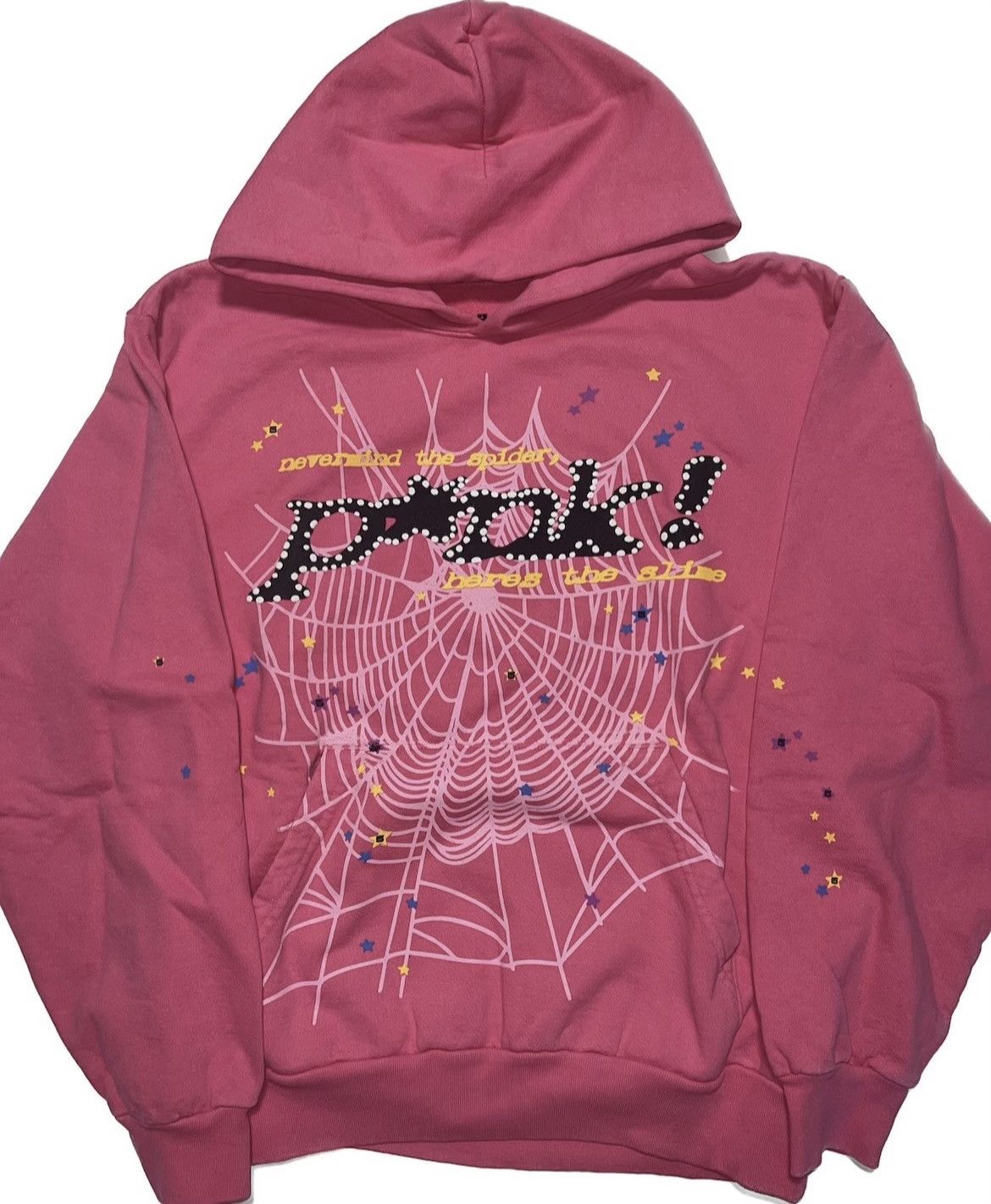 Spyder Sp5der/Spyder Pink Hoodie | Grailed