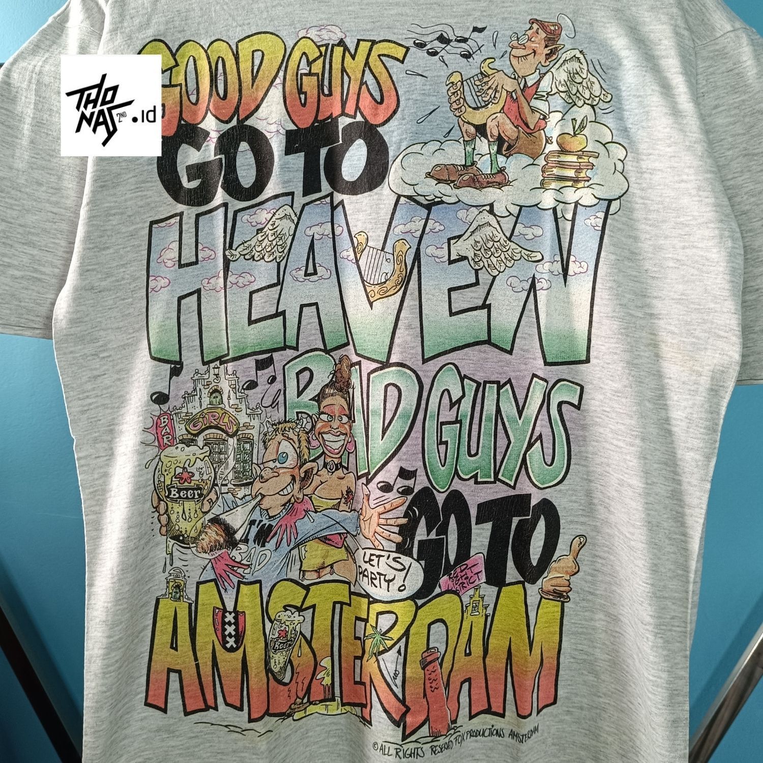 Vintage Rare Good Guys Go To Heaven Bad Guys Go To Amsterdam | Grailed