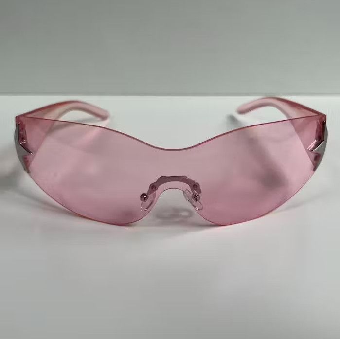 Designer Y2k 2000s Vintage Style Pink Frameless Star Sunglasses Grailed